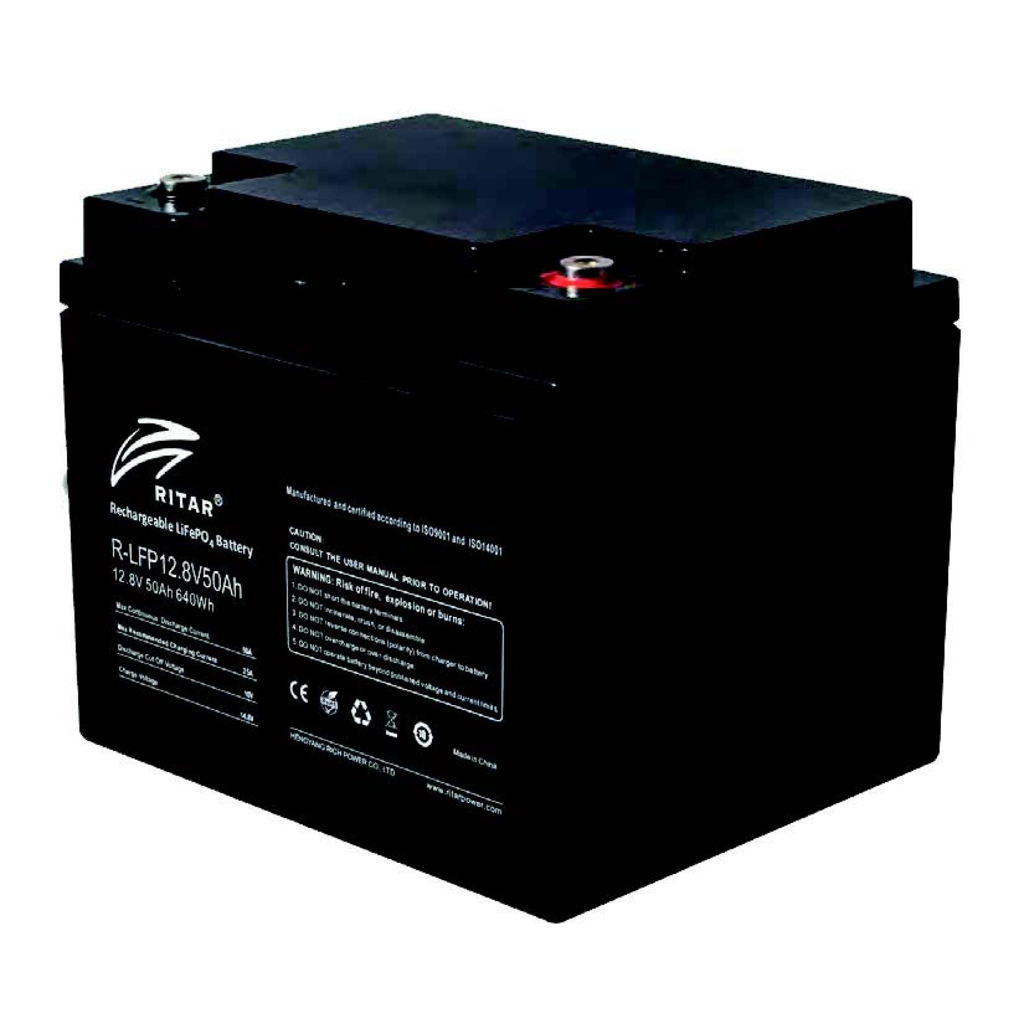 Ritar 12.8V 100Ah Lithium Battery